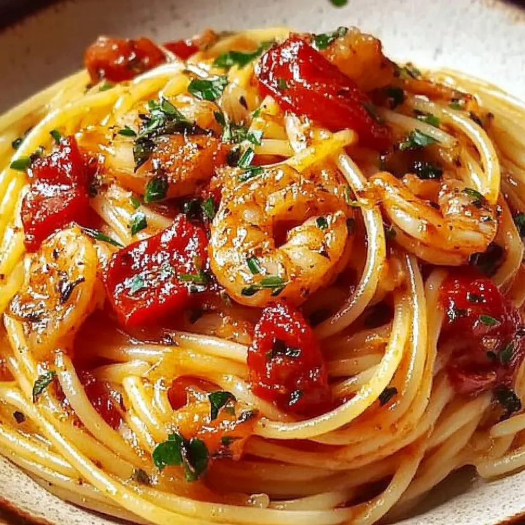 Spaghetti Mit Garnelen Tomaten